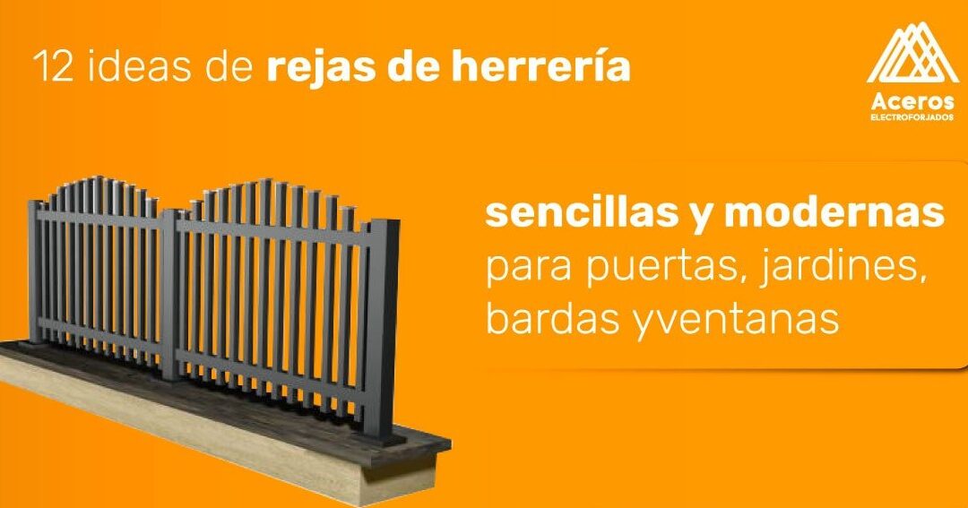 Rejas de herrería para jardín: Encuentra alta calidad aquí